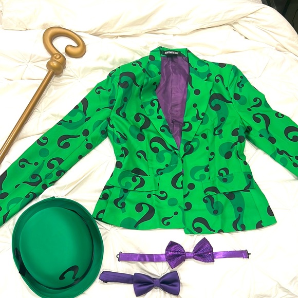 Suitmeister | Jackets & Coats | Lady Riddler Costume Set Halloween ...